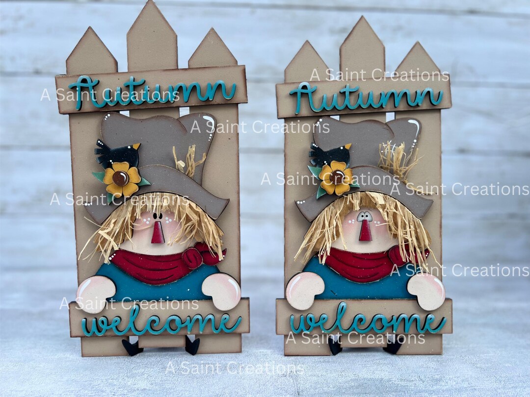 DIY Kit or Finished Fall Signs, Fall Decor, Wood Fall Sign, Word Block ...