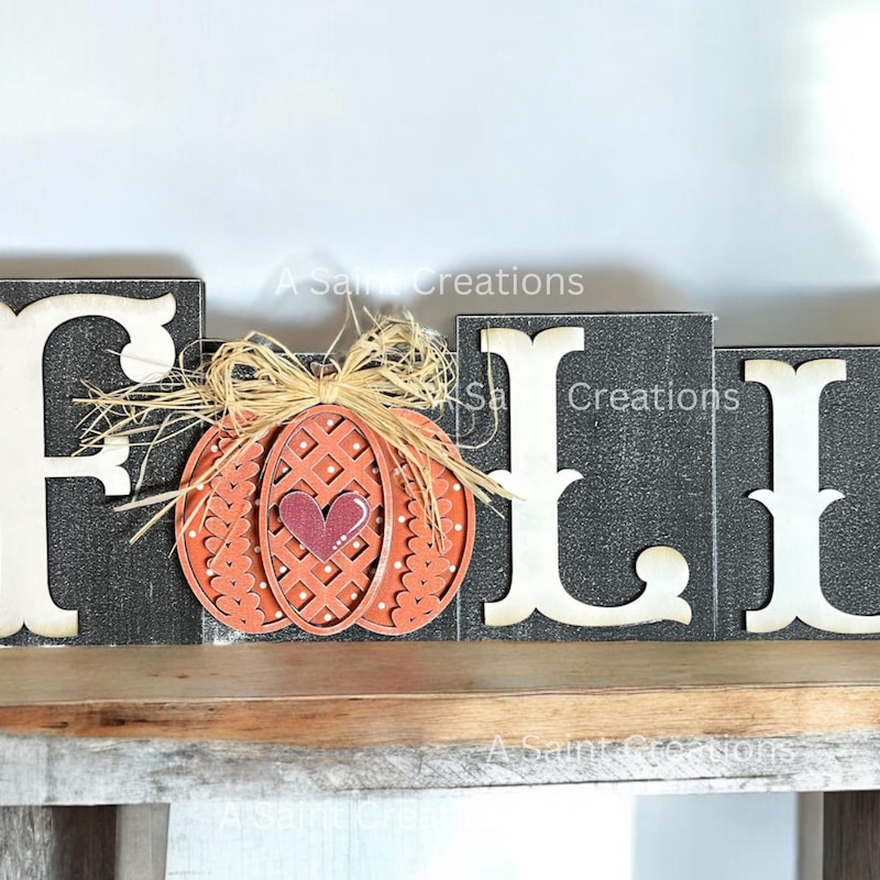 Halloween Word Block - Etsy