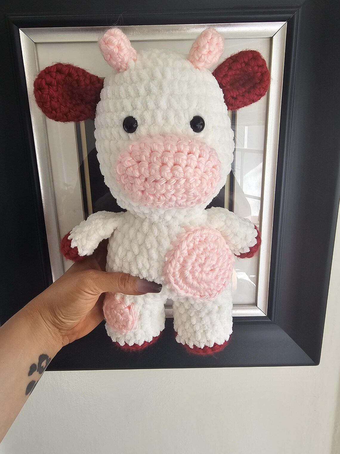 Crochet Stuffed Cow - Etsy