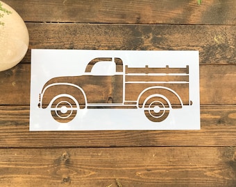Truck stencil | Etsy