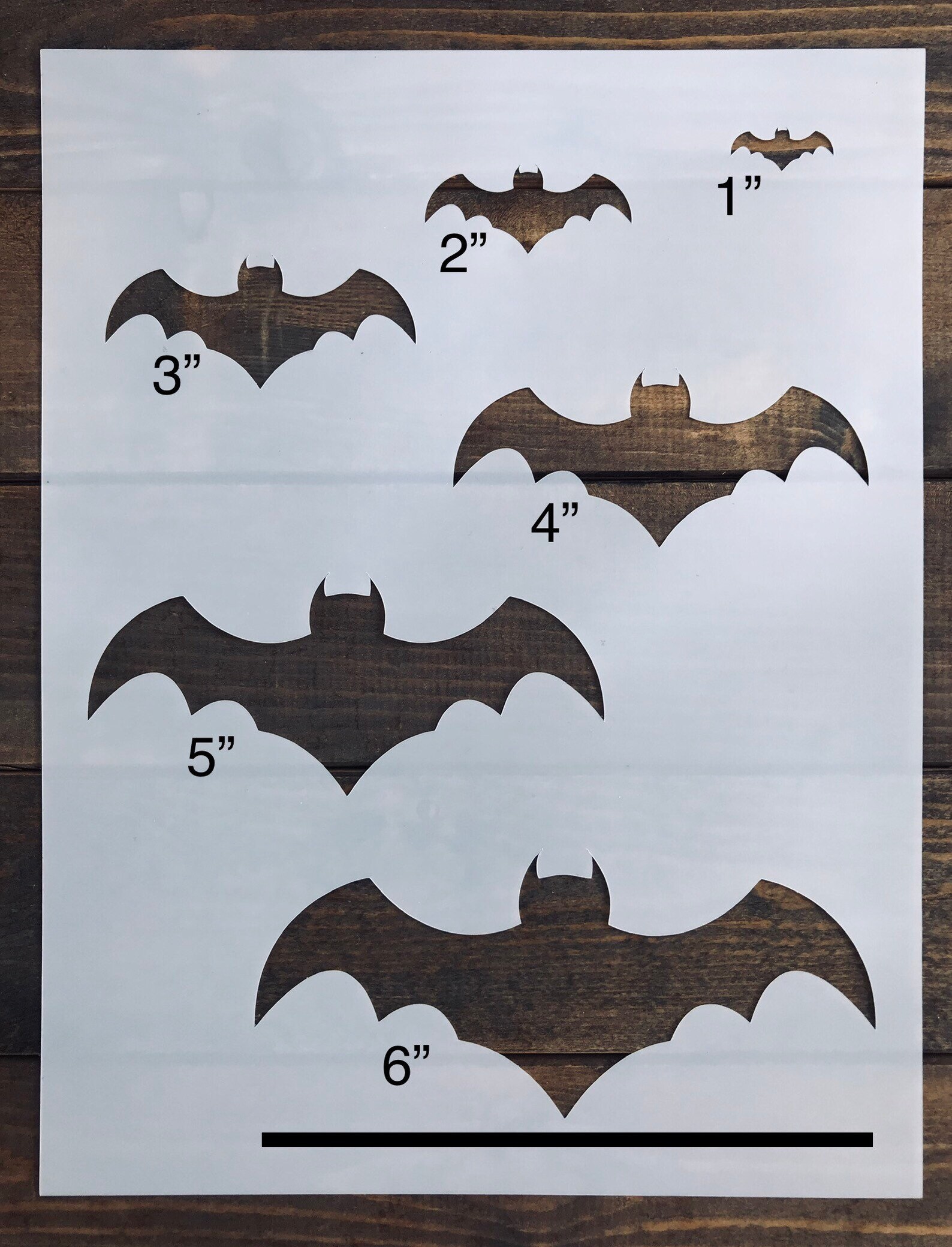Stencil Reusable Bat Stencilbat Silhouette Stencil - Etsy