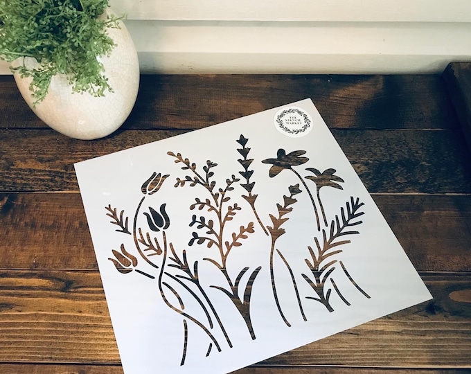 Flower Stencil Reusable Flower Stencil-diy Craft Stencil, Painting ...