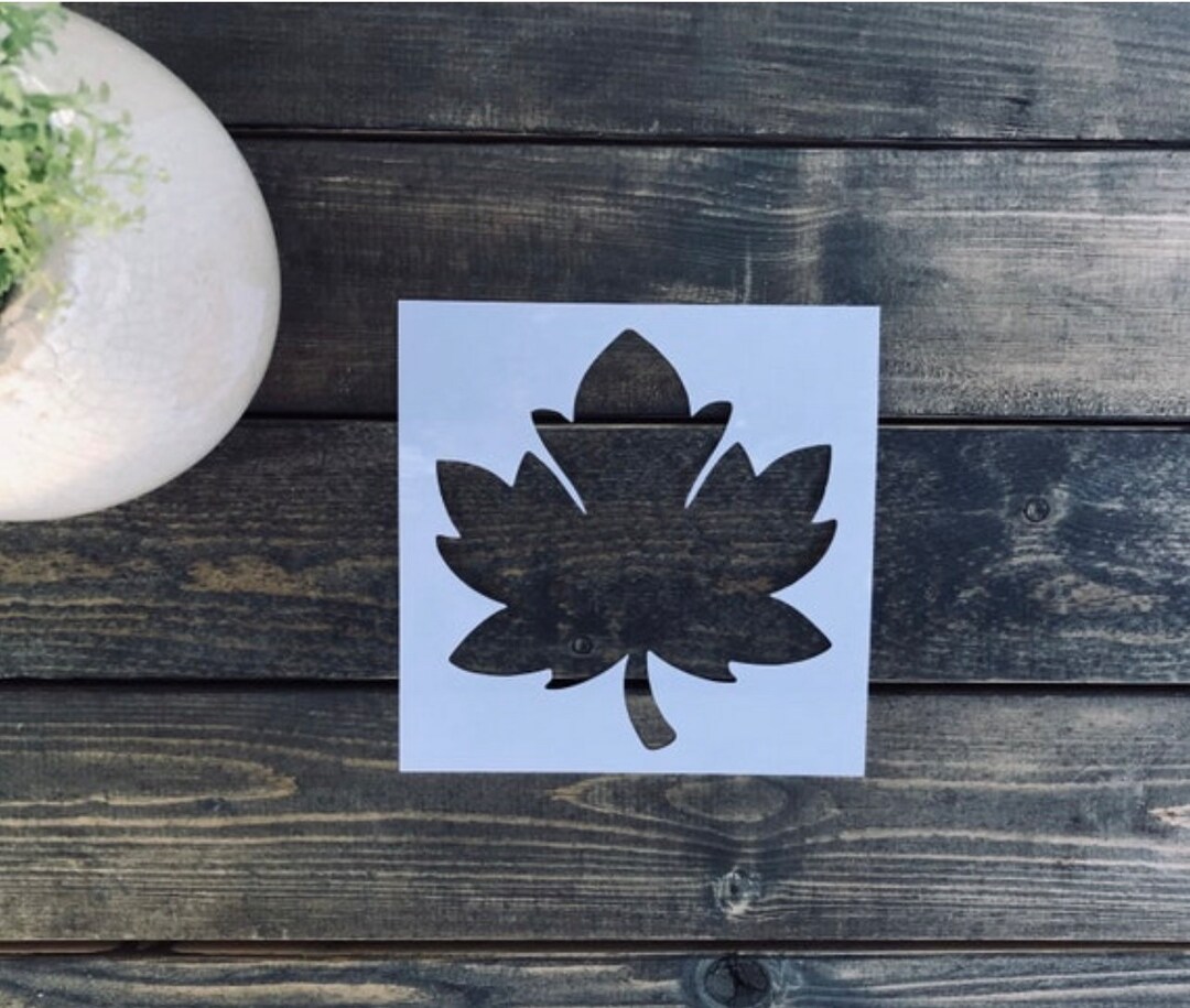 Reusable Fall Leaf Stencil, Autumn Decor - Etsy