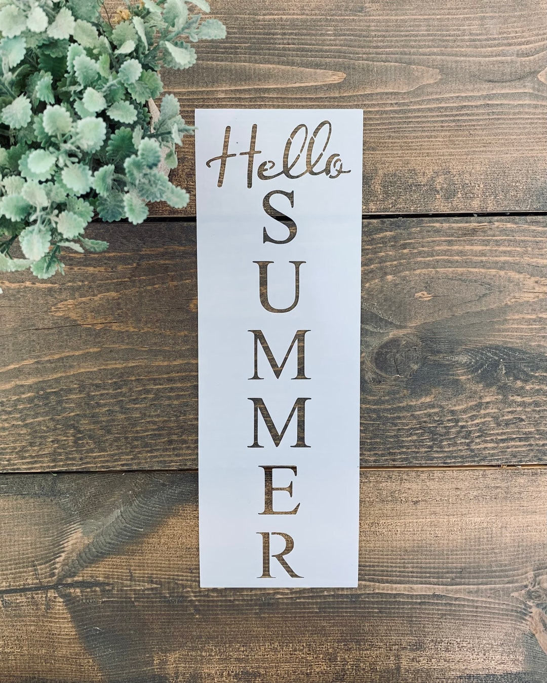 Stencil, Hello Summer Stencil, Summer Themed Stencil, Summertime ...