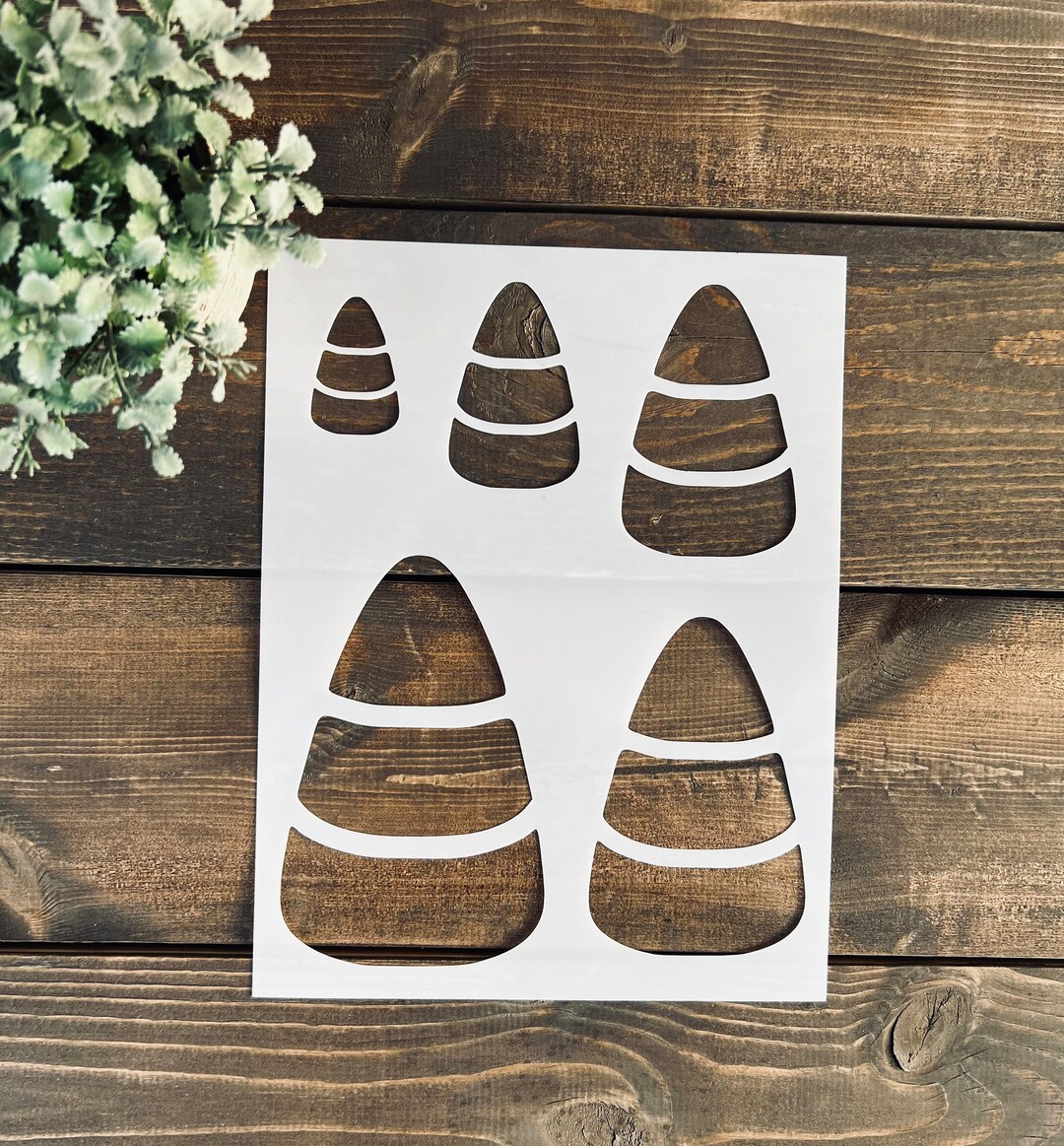 Reusable Candy Corn Stencil Sheet, Fall Halloween Decor - Etsy