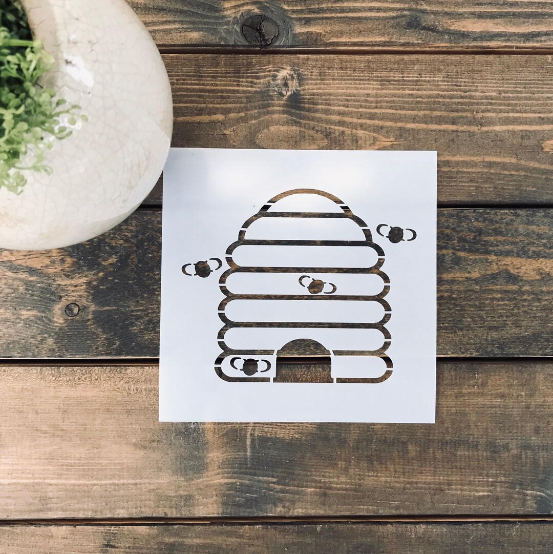 Stencil, Reusable Bee Hive Stencil, Mother’s Day Gift, Gift for Crafter ...