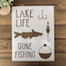 Reusable Lake Life Stencil: Fishing Theme (8.5”x 11”) - Etsy
