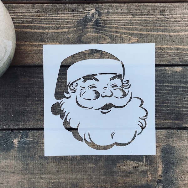 Plastic Santa Face - Etsy