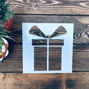 Stencil, Reusable Gift Box Stencil Bundle, Christmas Present Stencil ...