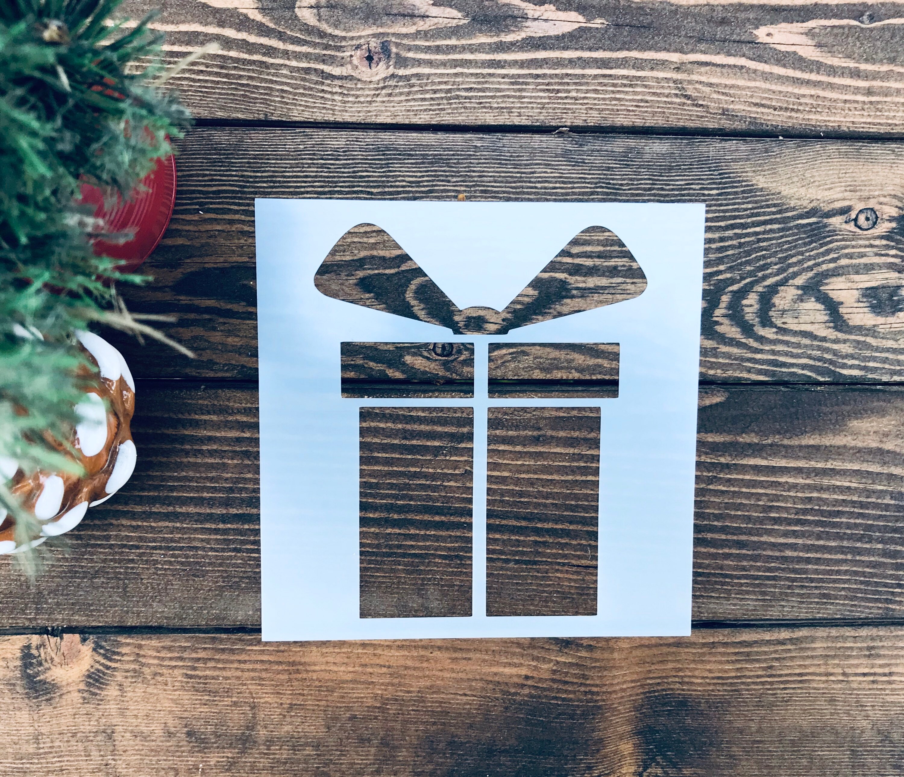 Stencil Reusable Gift Box Stencil Bundle Christmas Present - Etsy