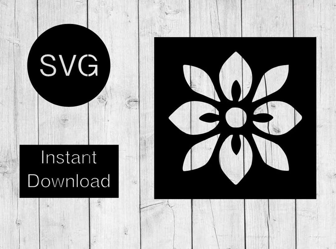 Tile Stencil SVG, Tile Stencil Cut File, Instant Stencil SVG, Farmhouse ...