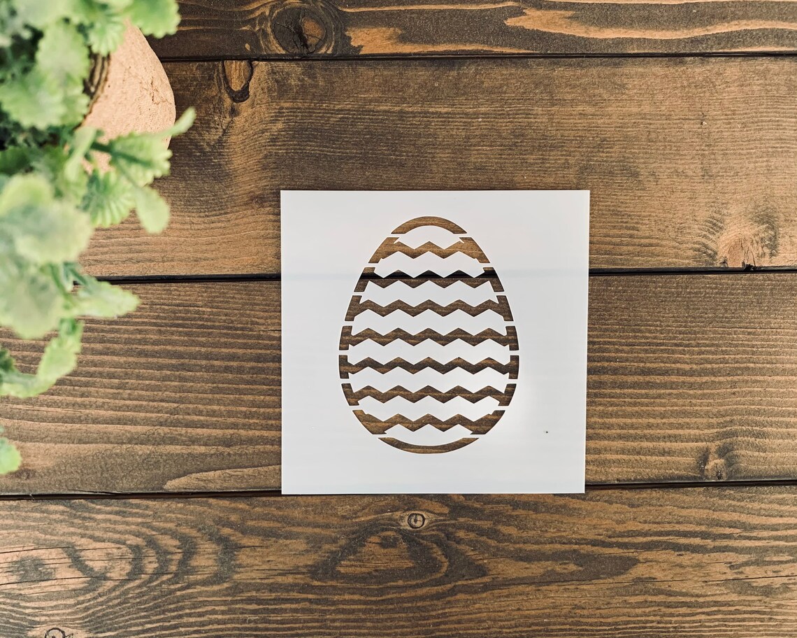 Stencil Reusable Easter Egg Stencil Easter Stencil Egg - Etsy