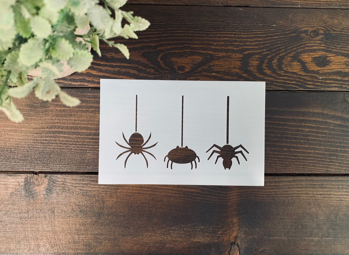 Stencil Reusable Spider Stencil Halloween Stencil Halloween | Etsy