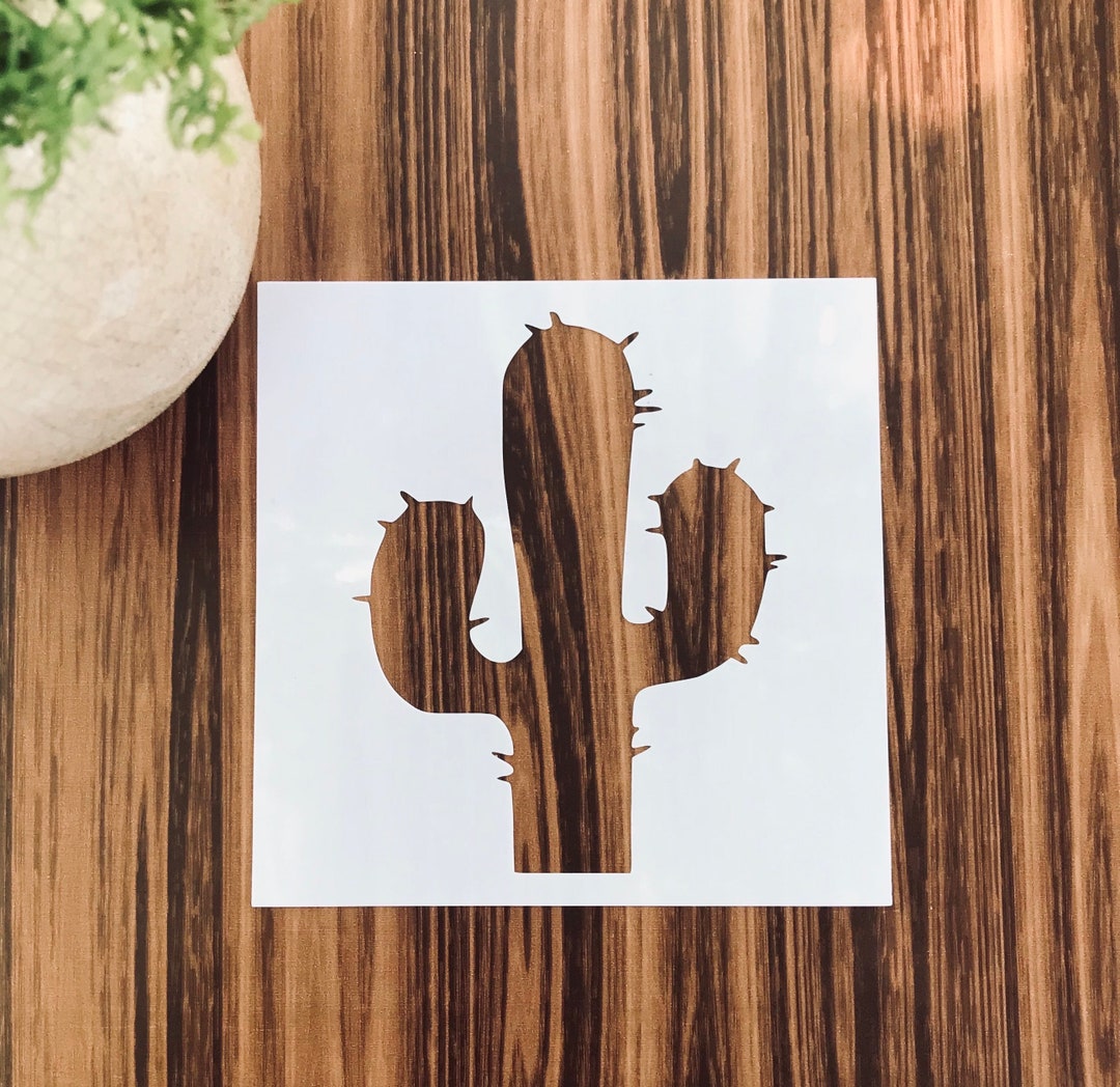 Stencil, Cactus Stencil, Plant Mini Sign Stencil, Gift for Crafter ...