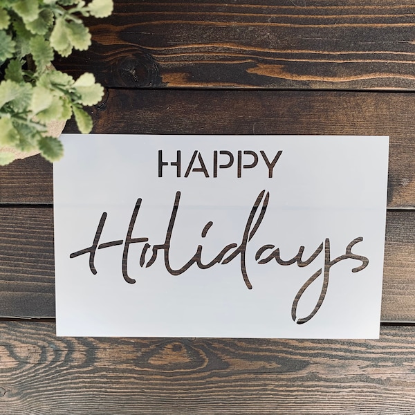 Holiday Stencils - Etsy