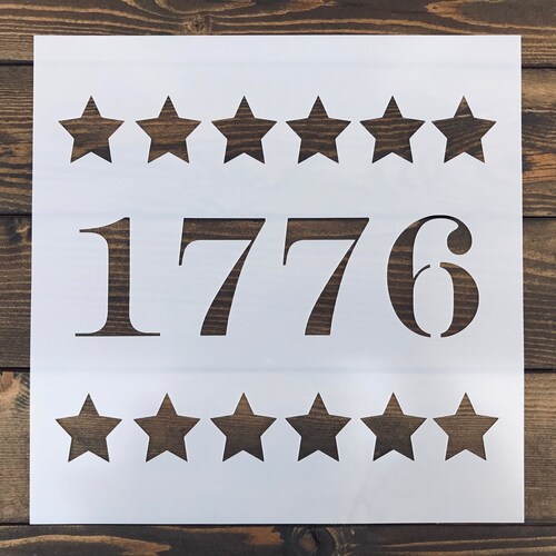 Reusable Firework Stencil 4th Of July Stencil Independence Etsy