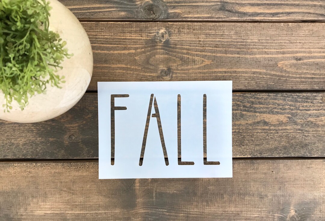 Stencil, Fall Word Stencil, Fall Stencils, Skinny Font Stencils,gift ...