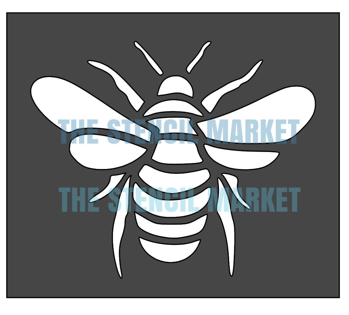 Reusable Bee Stencil Bee Stencil Springtime Stencil - Etsy