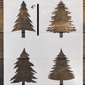 Stencil, Reusable Tree Stencil, Christmas Tree Stencil, Christmas Decor ...