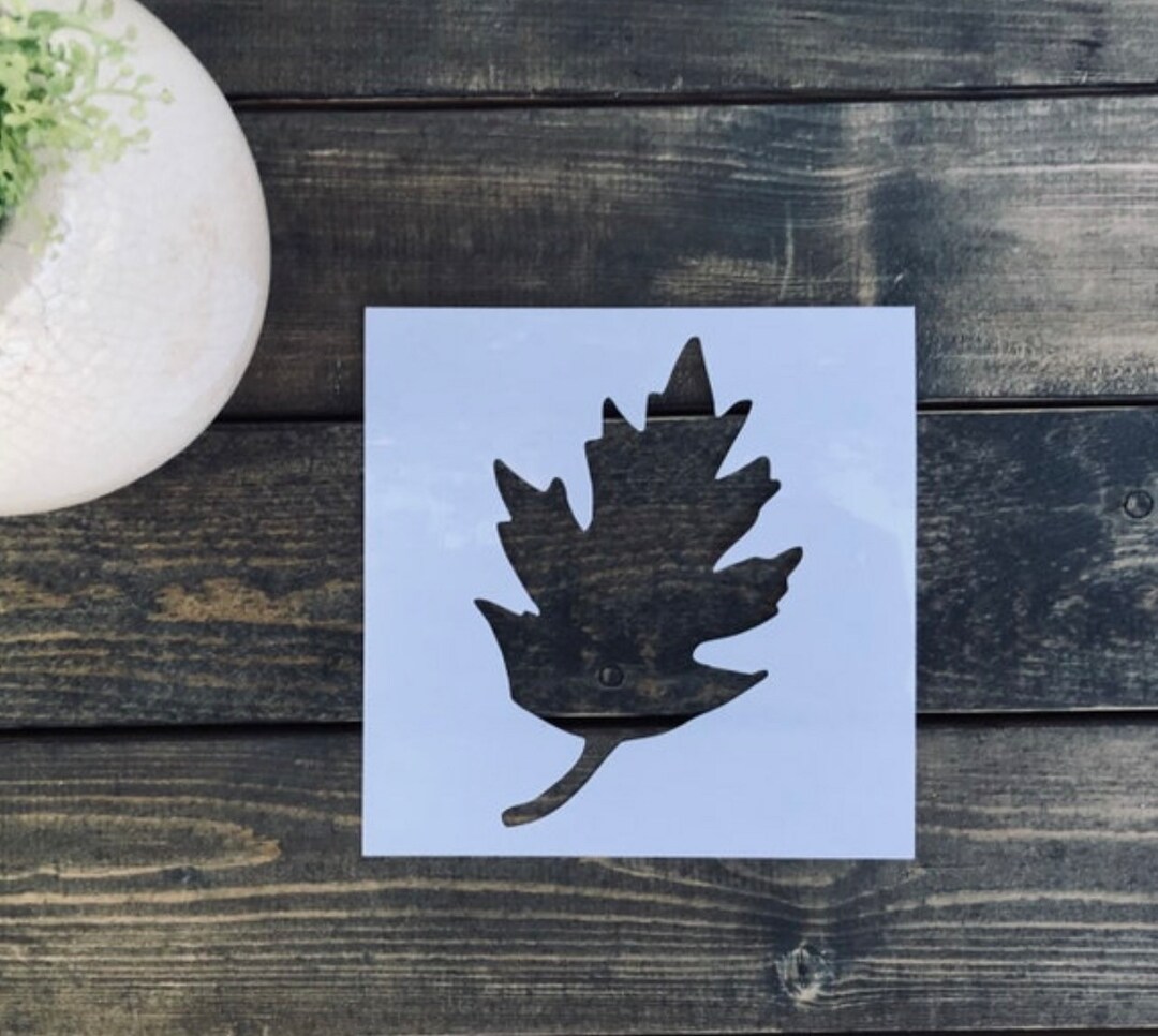 Reusable Fall Leaves Stencil , Autumn Stencil, Leaf Stencil ...