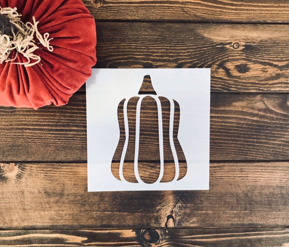 Stencil Gourd Stencil Fall Stencil DIY Gourd Gift for | Etsy