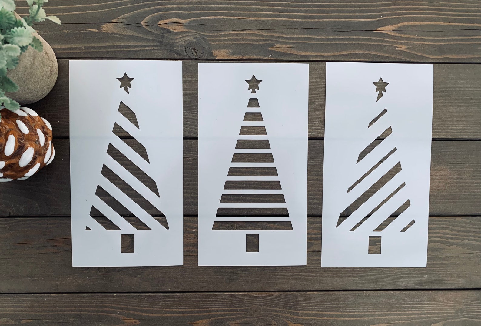 Stencil Reusable Tree Stencils Peppermint Tree Stencil - Etsy