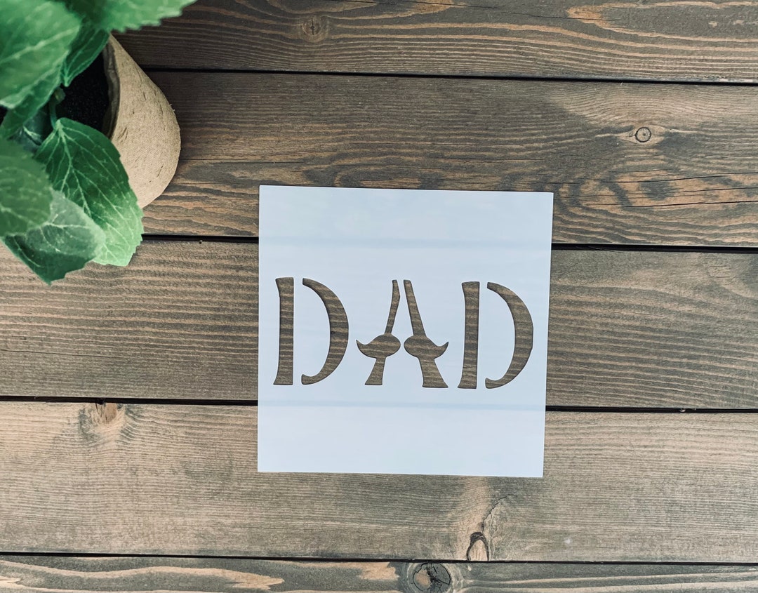 Father’s Day Stencils, Father’s Day Gift, Father’s Day Stencil Bundle ...