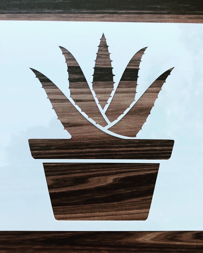 Plant Stencils Spring Stencils Cactus Stencil Stencils for - Etsy