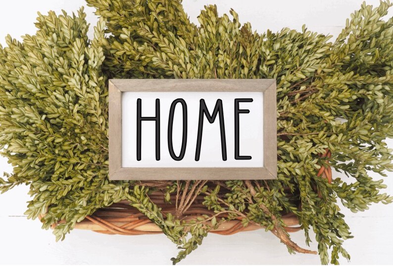 Reusable Home Word Stencil, DIY Home Decor - Etsy