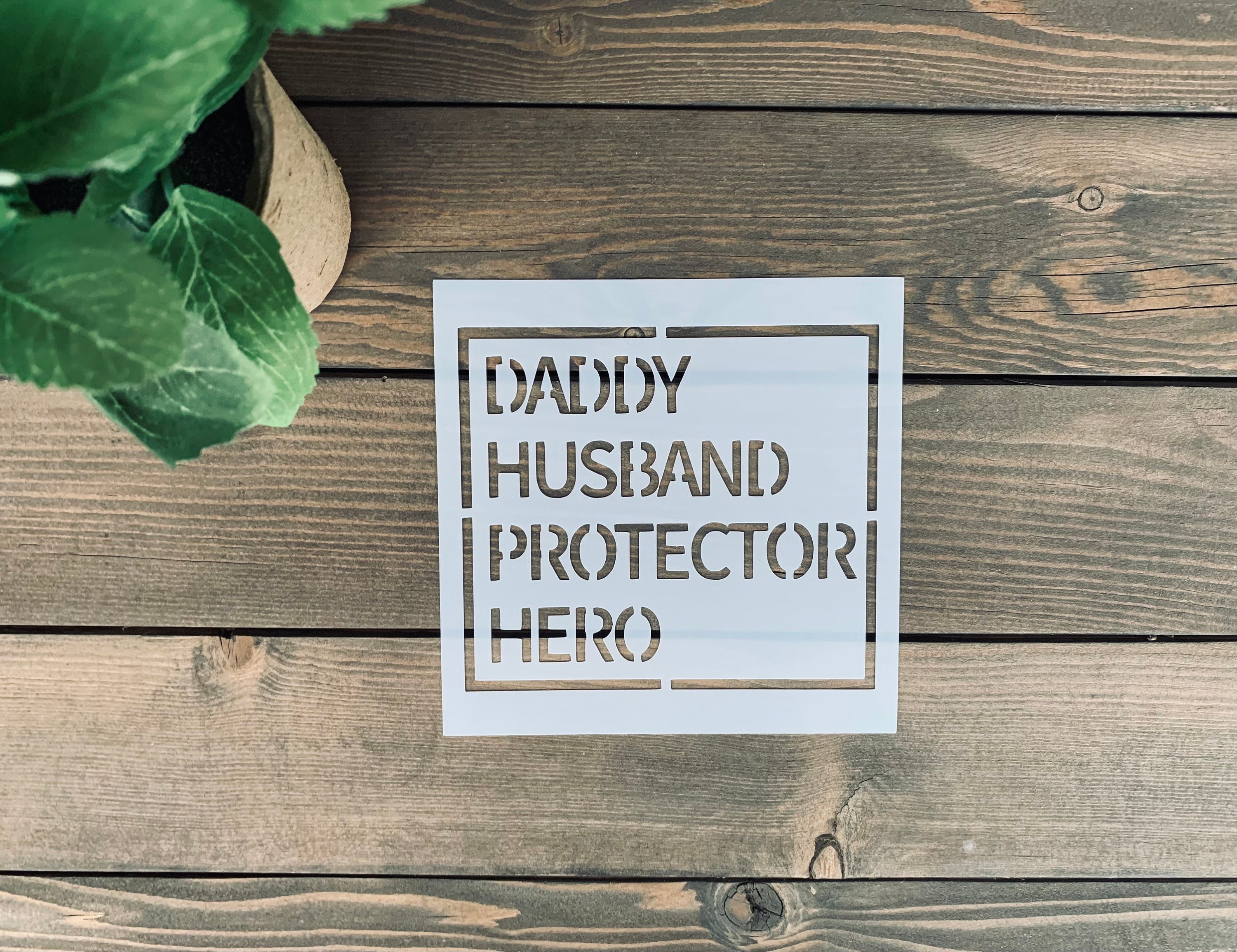 Fathers Day Stencils Fathers Day Gift Fathers Day Stencil - Etsy
