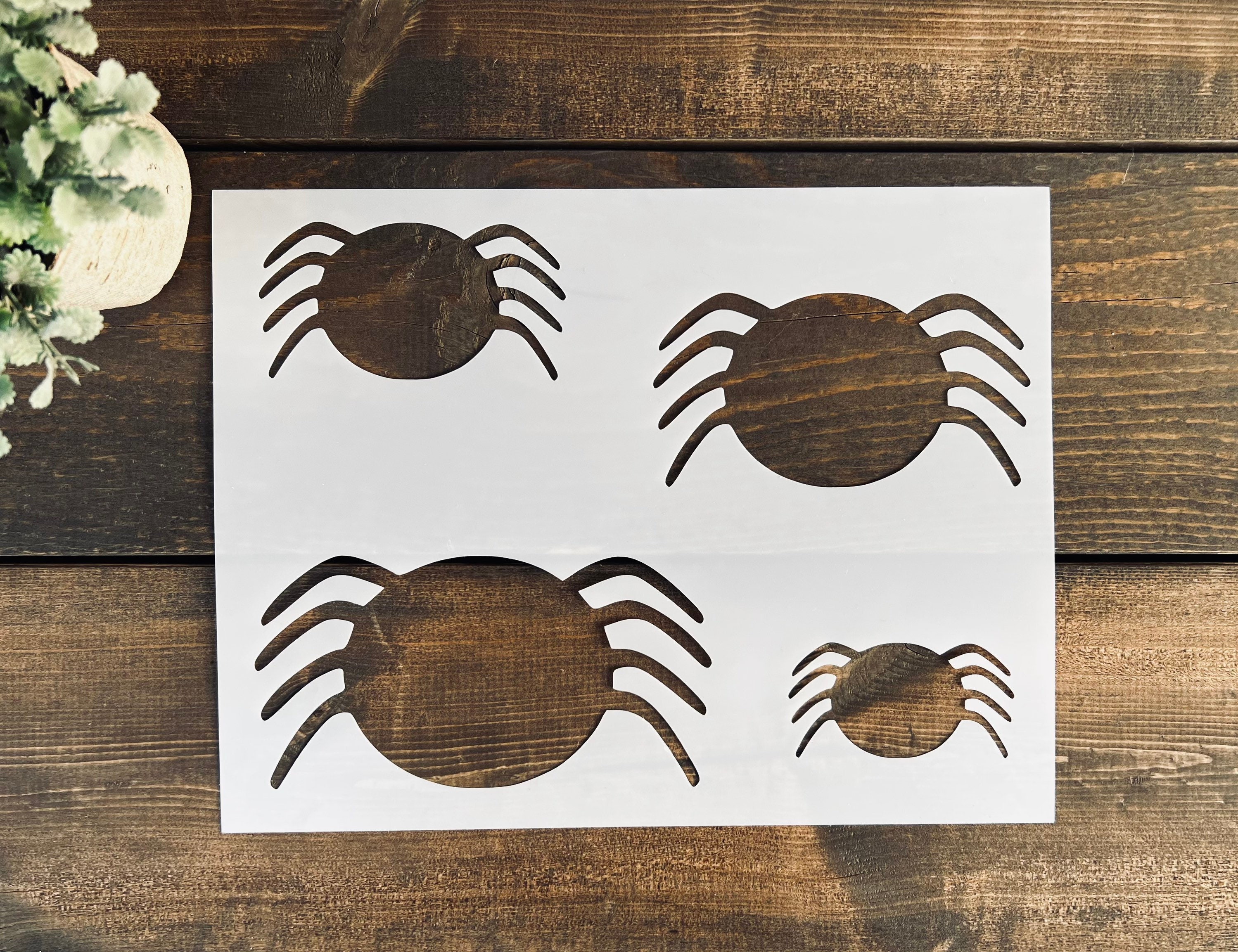 Stencil Reusable Spider Stencil Sheet Halloween Stencil - Etsy