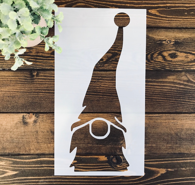 Stencil Reusable Gnome Stencil Christmas Gnome Stencil - Etsy