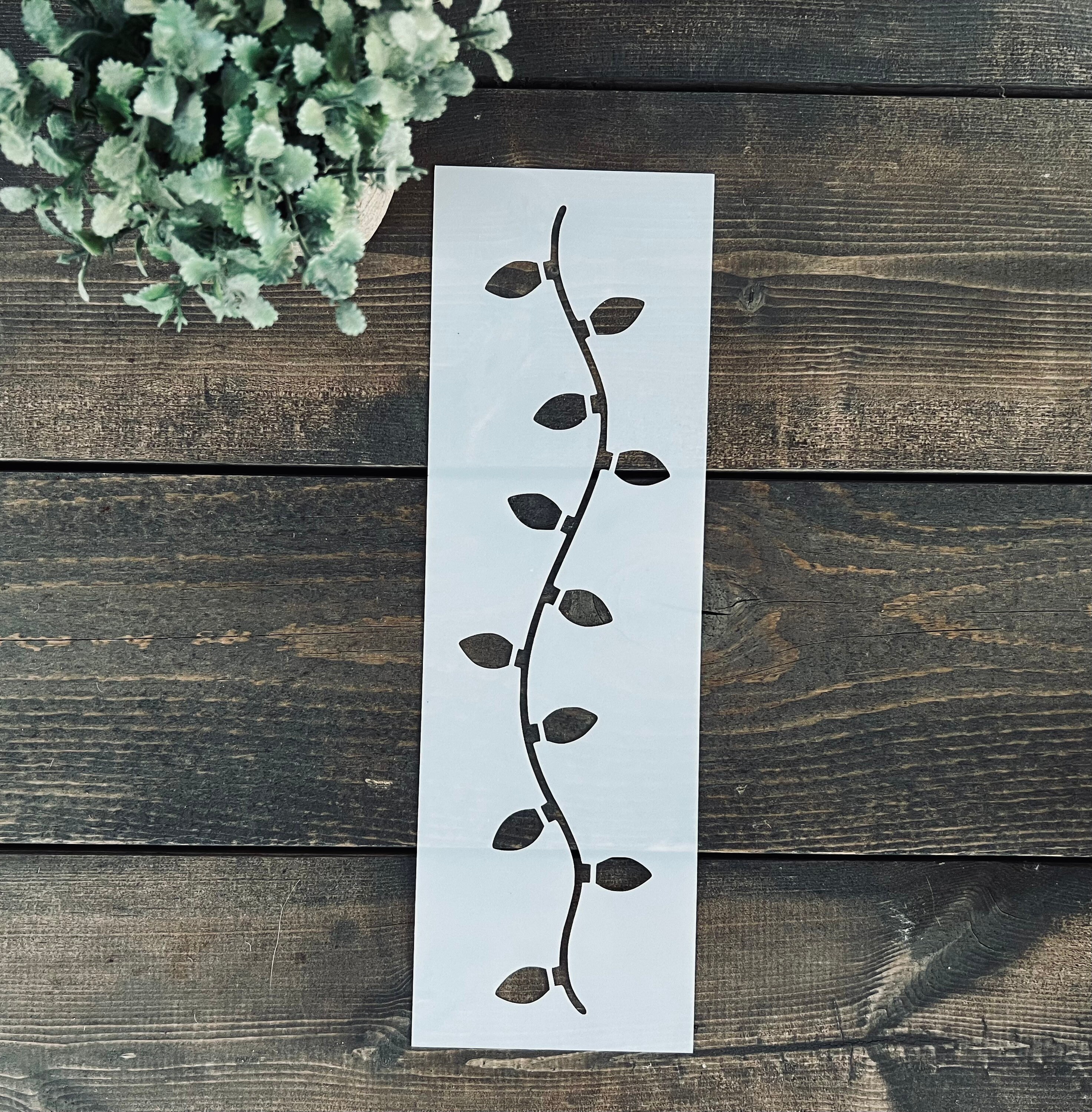 Reusable Christmas Light Stencil, Holiday DIY Decor - Etsy