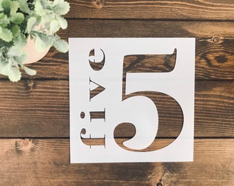Number Block Five - Etsy