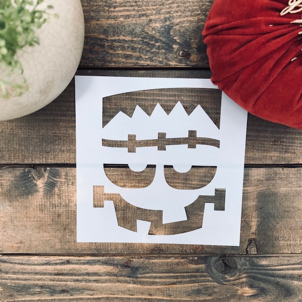 Frankenstein Stencil - Etsy