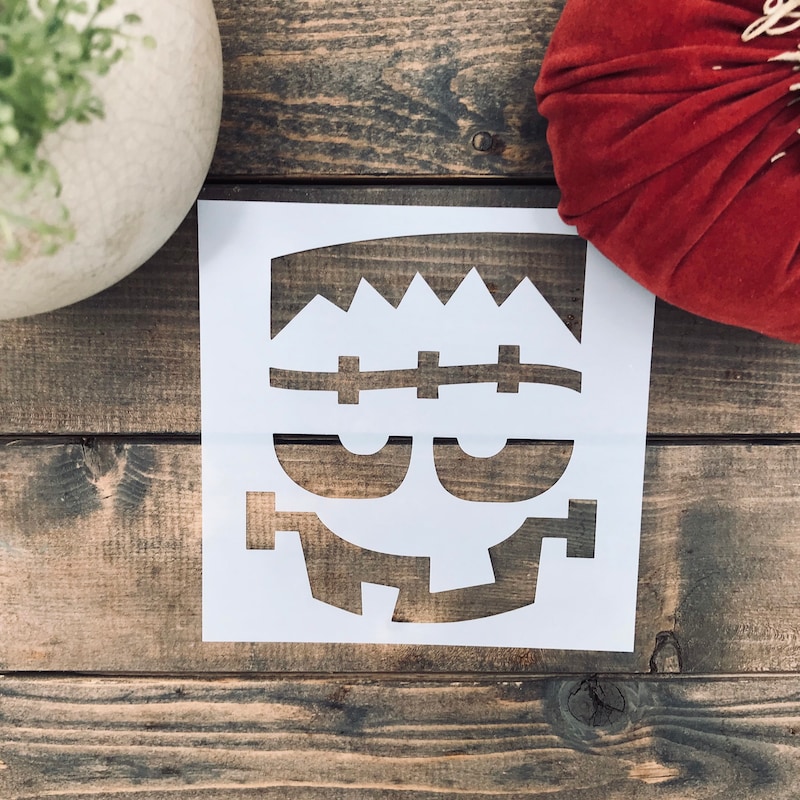 Frankenstein Stencil - Etsy