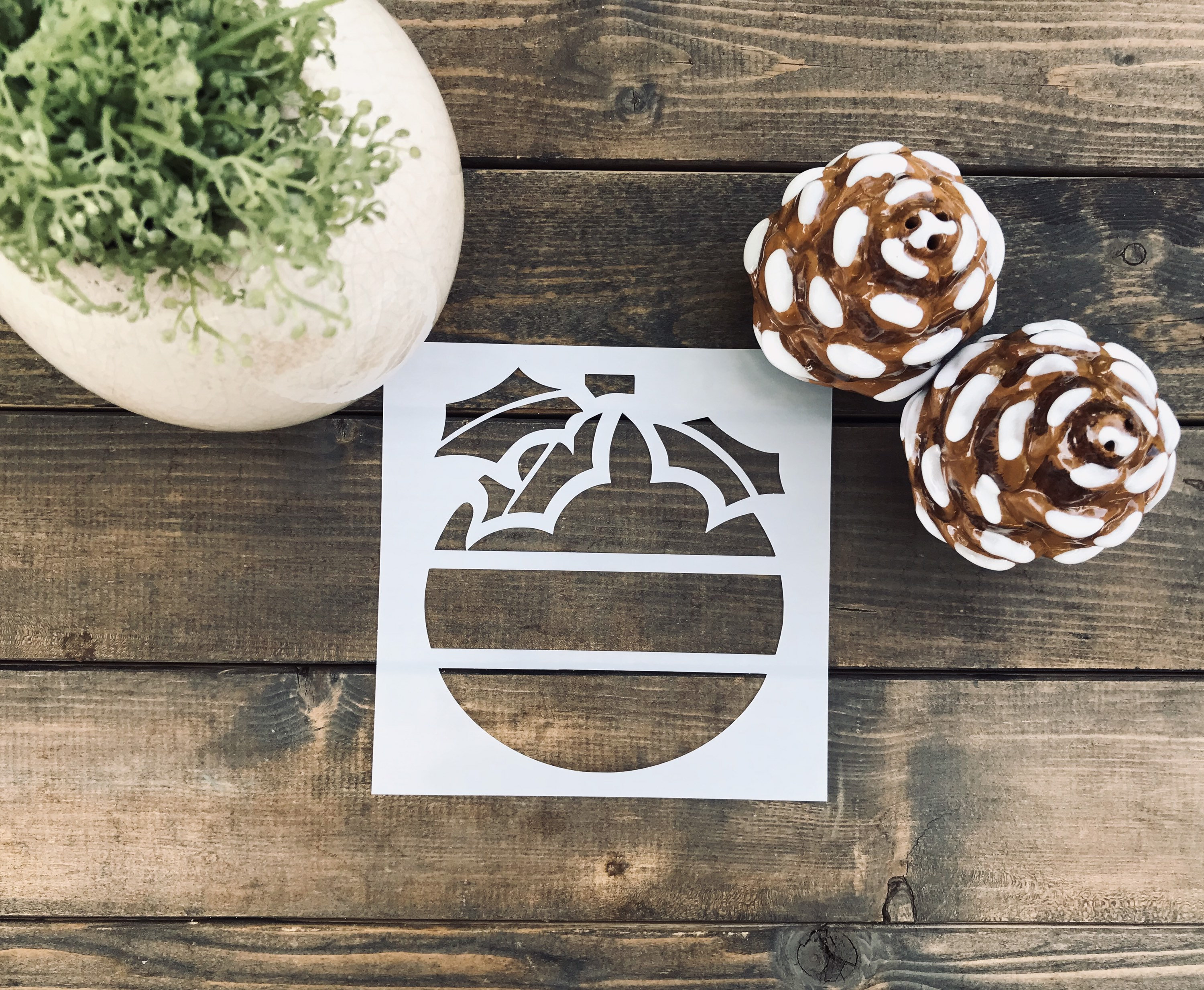 Reusable Ornament Stencil Christmas Ornament Stencil Tree - Etsy