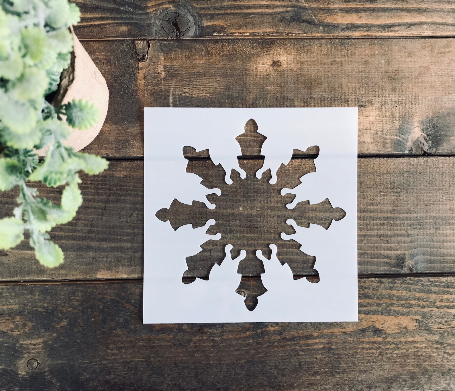 Stencil, Reusable Snowflake Stencil Bundle, Snowflake Stencil ...