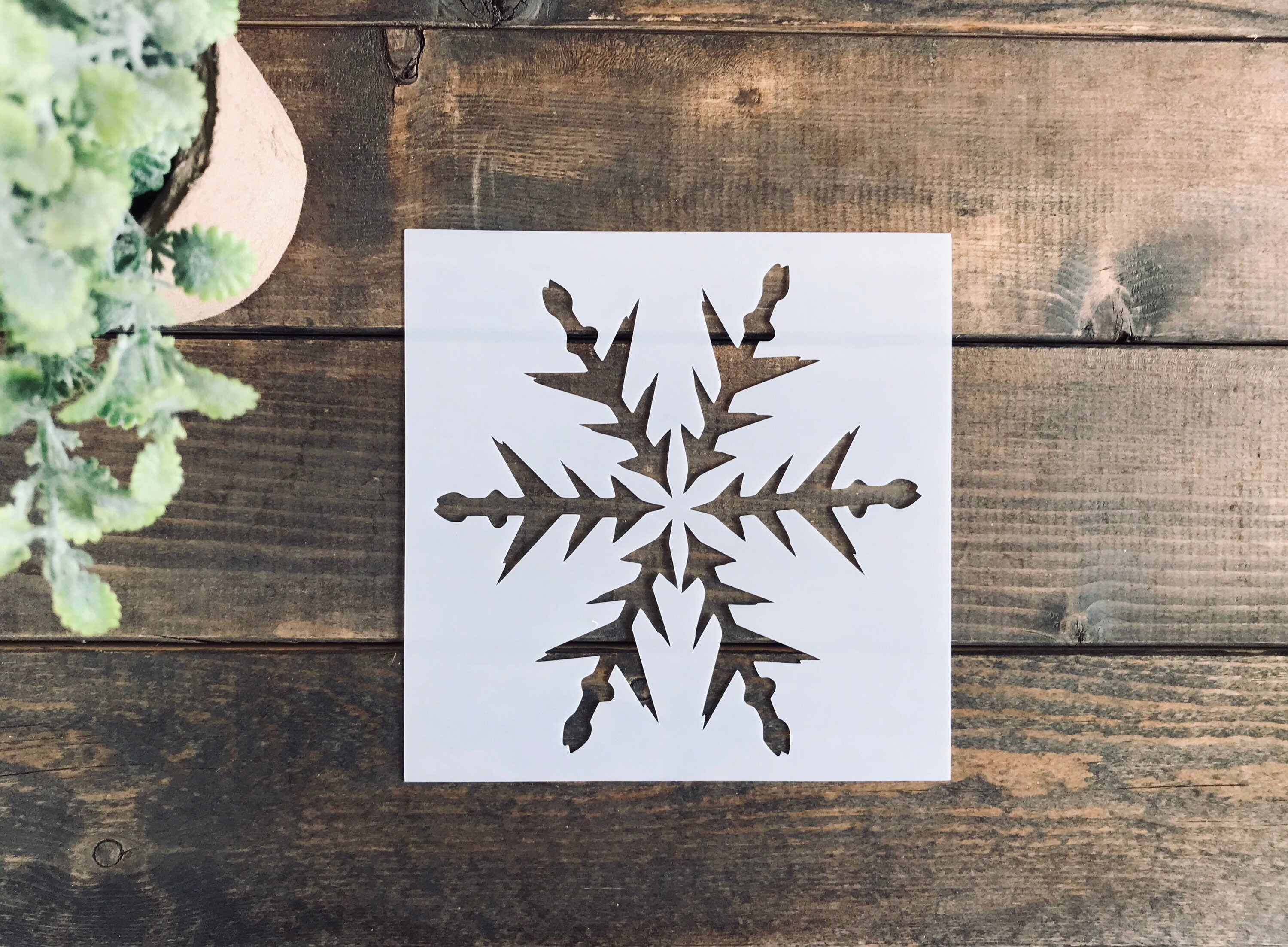 Stencil, Reusable Snowflake Stencil Bundle, Snowflake Stencil ...