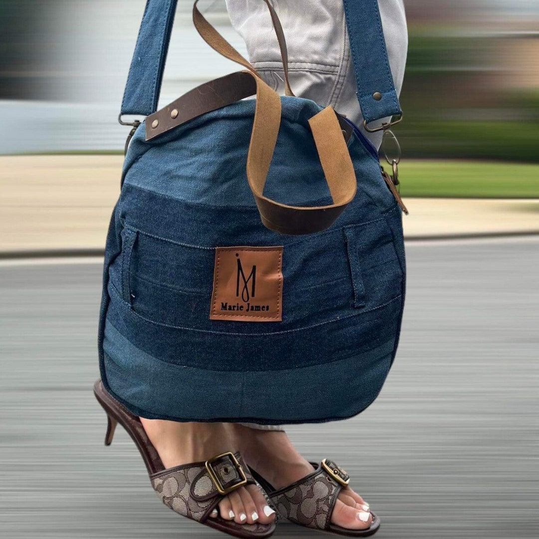 Oh so Denim Canteen Crossbody Bag - Etsy