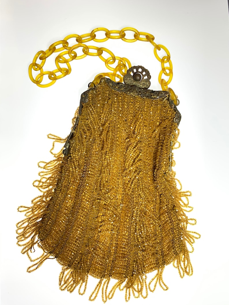 Vintage Celluloid Beaded Flapper Purse - 1920’s - Etsy