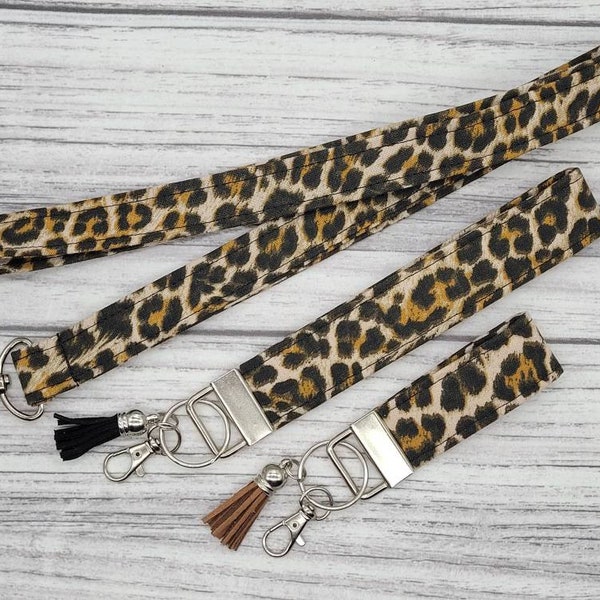 Leopard Print Wrist Lanyard - Etsy