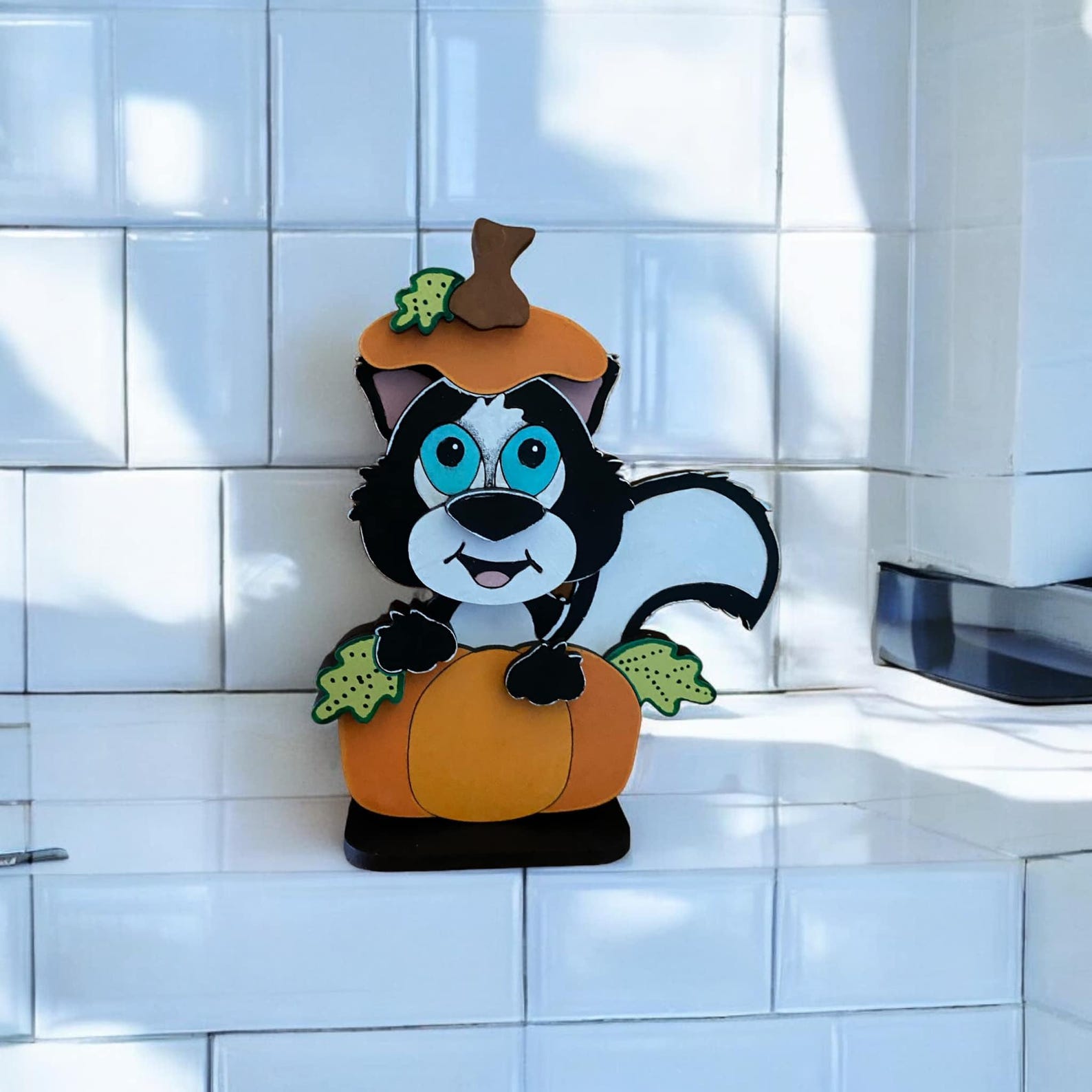 Skunk and Pumpkin - Tiered Tray - ***digital File Only*** - Etsy