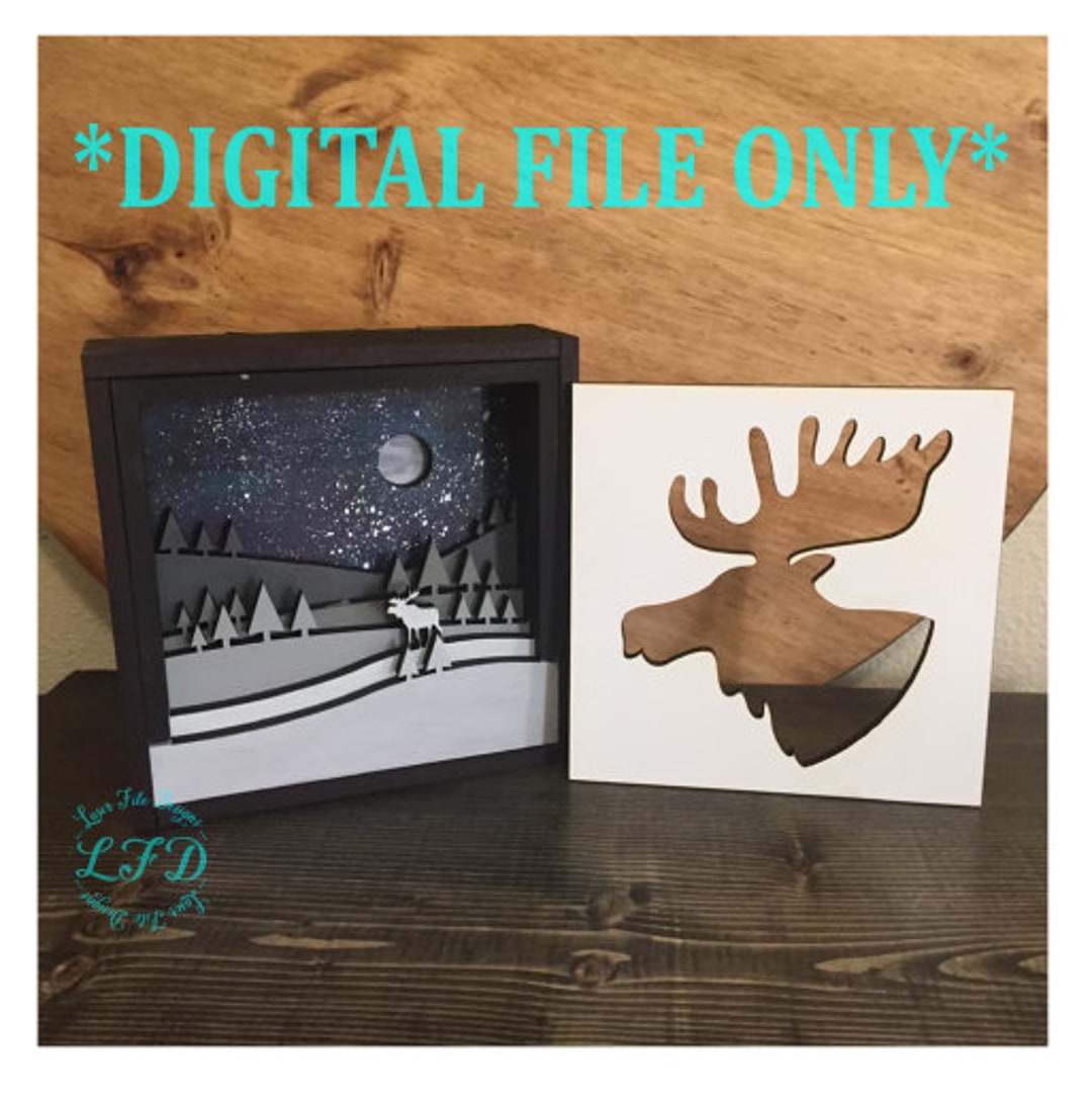 Multilayered Shadow Box - MOOSE - Etsy