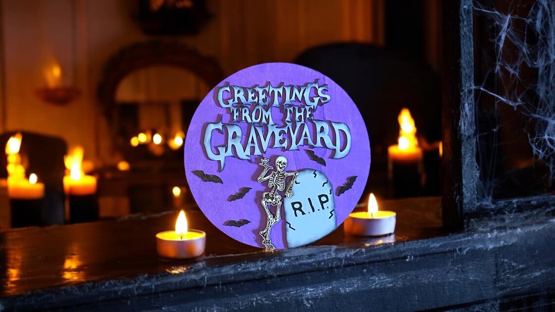 Greetings From the Graveyard - Etsy