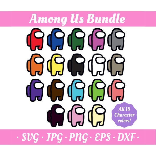Among Us Svg - Etsy