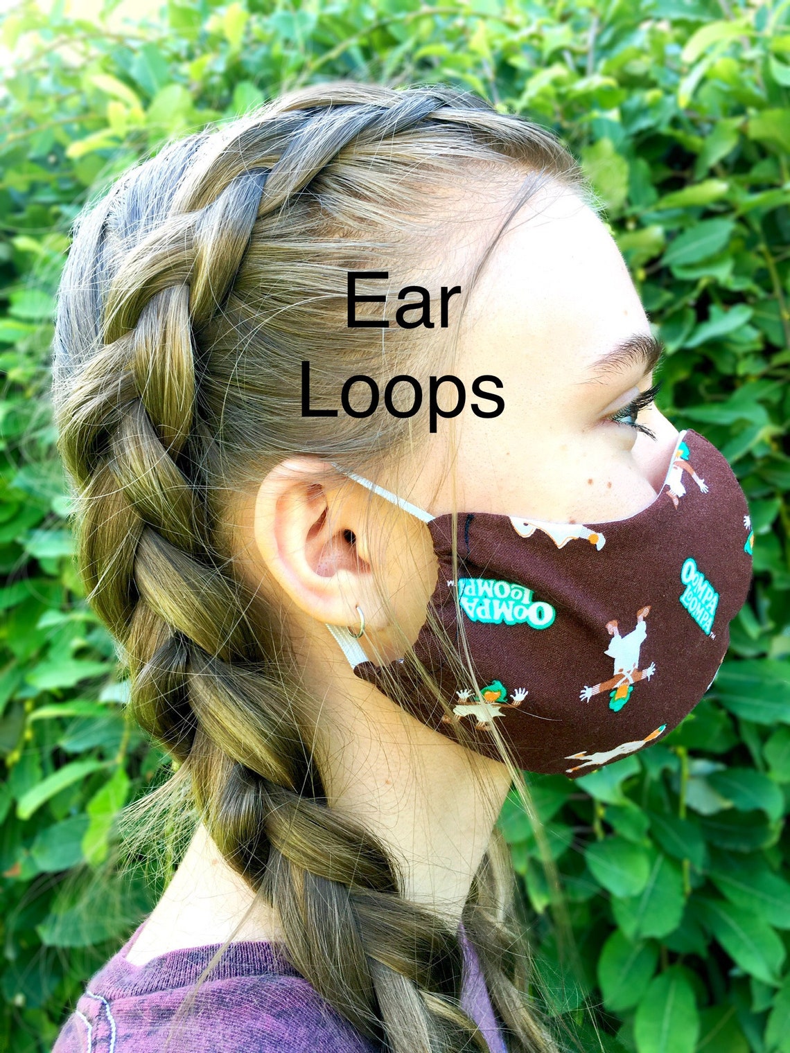 Willy Wonka Face Mask Wonka Bar Filter Pocket | Etsy