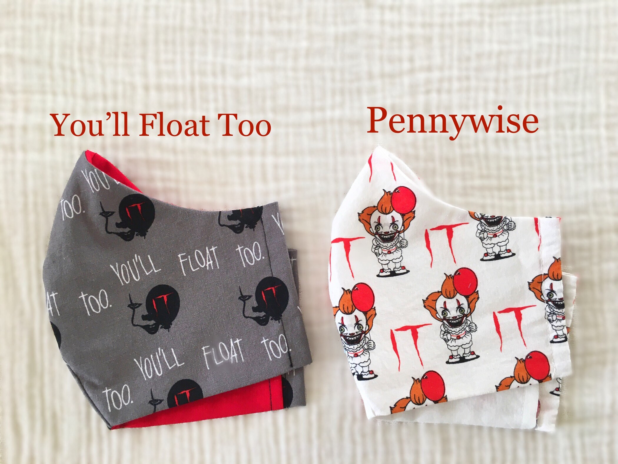 Horror Face Masks the Shining Pennywise Washable/reusable - Etsy