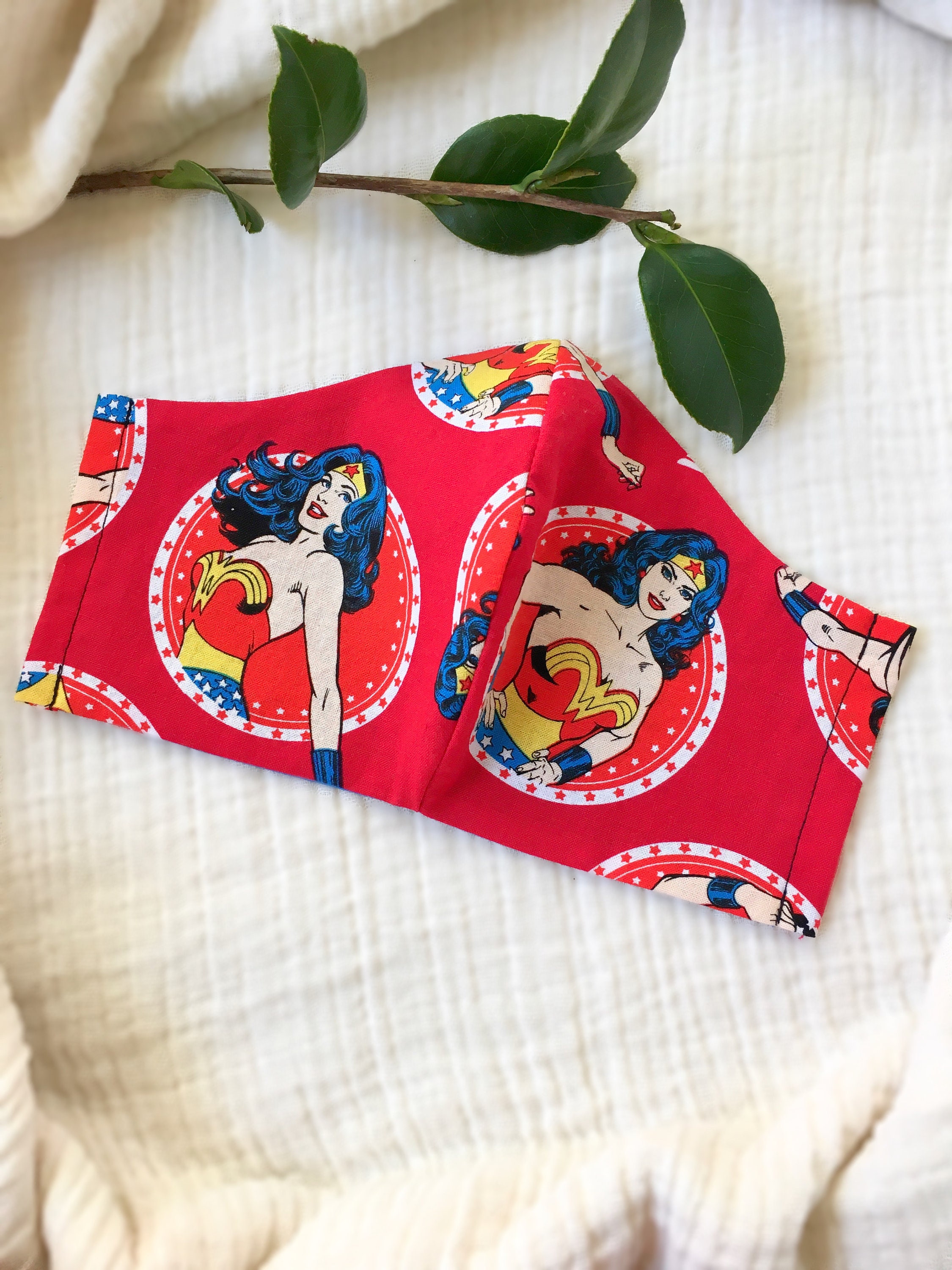 Wonder Woman Face Masks DC Superhero Filter Pocket - Etsy