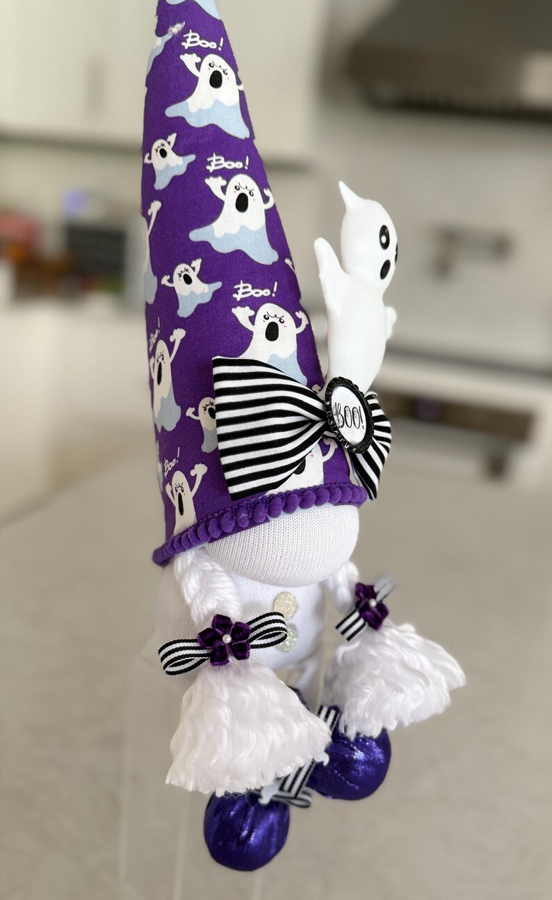 Halloween Ghost Girl Gnome - Kitchen Decor - Farmhouse Decor - Tiered ...